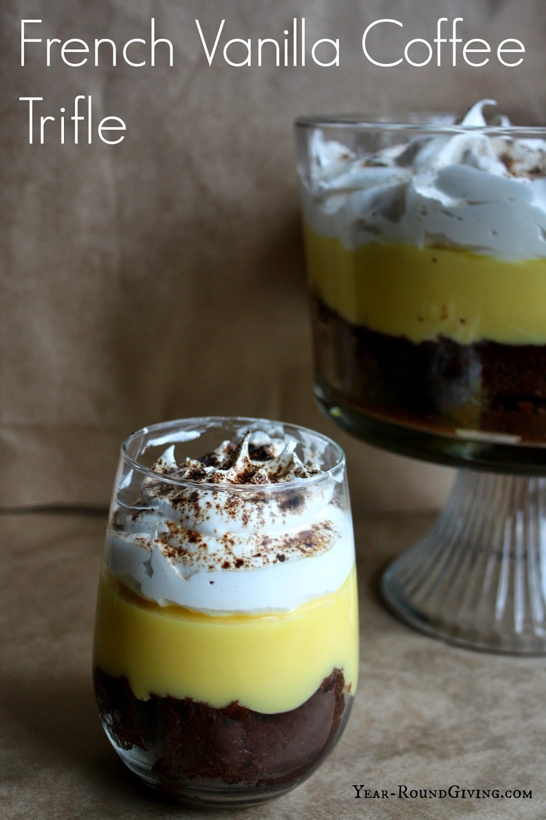 French Vanilla Coffee Trifle - Daily Appetite