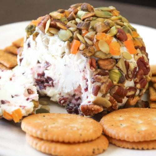 Harvest Cheese Ball with Seasonal Nuts and Seeds