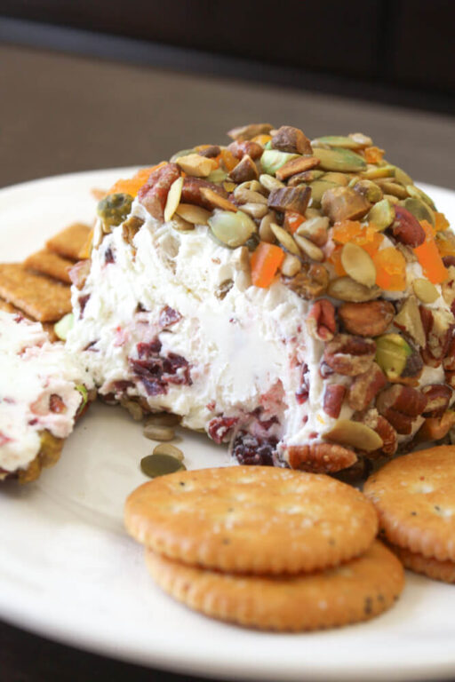 Harvest Cheese Ball with Seasonal Nuts and Seeds