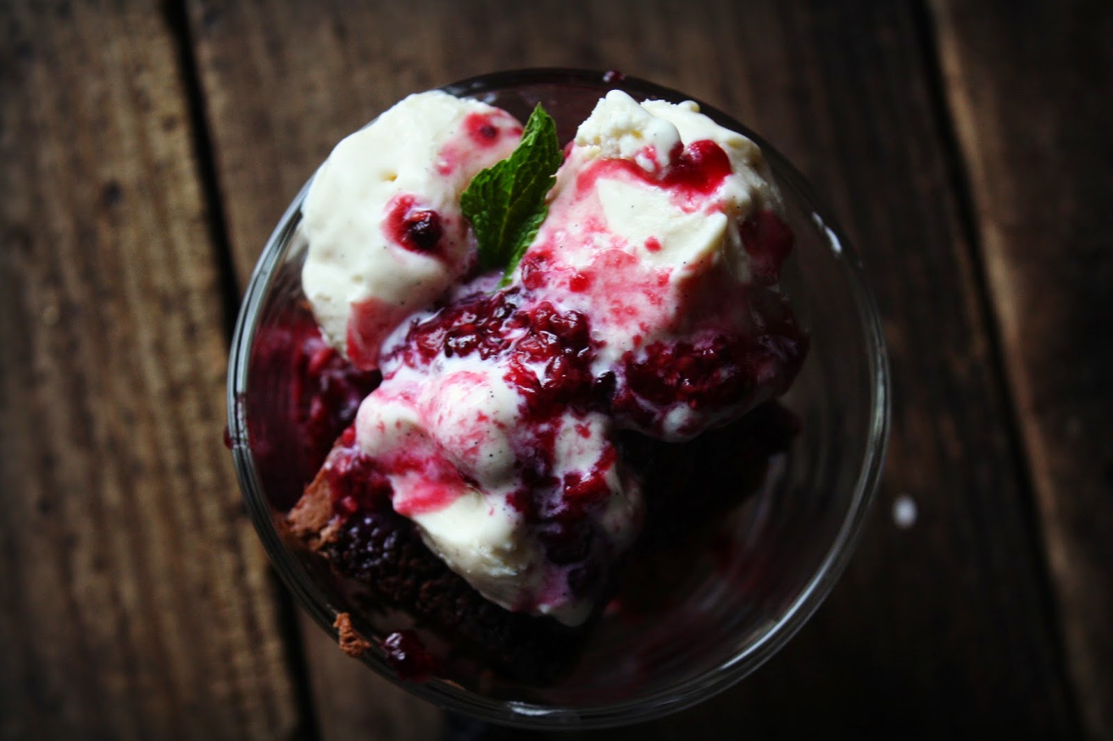 Chocolate Blackberry Sundae - Daily Appetite
