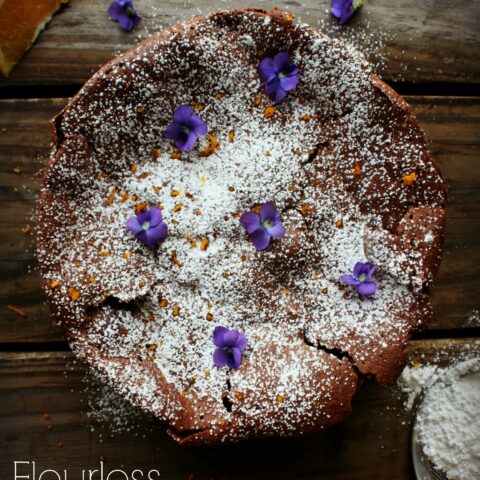 Flourless Chocolate Orange Torte - Daily Appetite