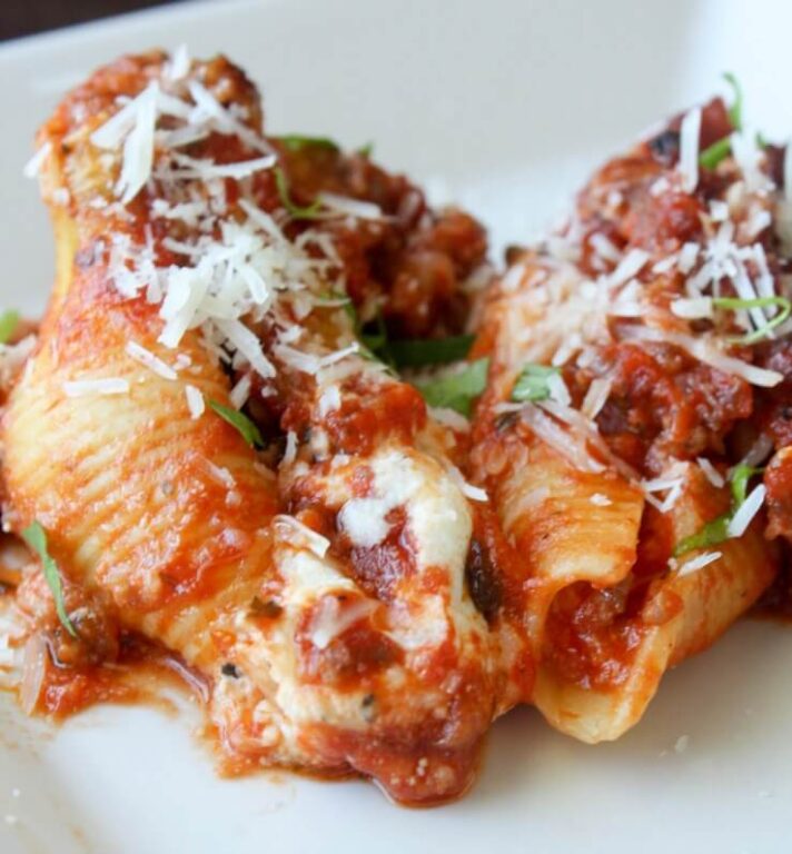 Ricotta Stuffed Shells - Daily Appetite
