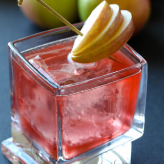 2 Minute Crown Royal Apple and Cranberry Cocktail