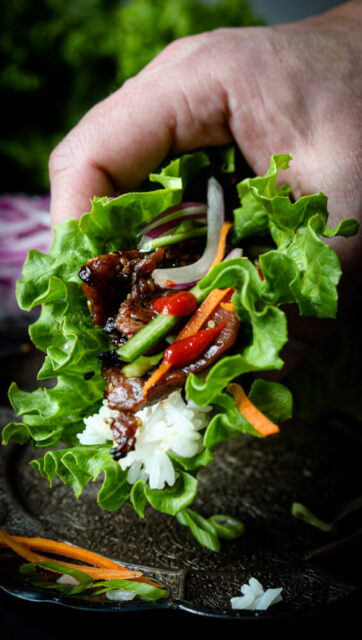 Korean Beef Bulgogi Lettuce Wraps