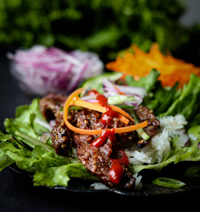 Korean Beef Bulgogi Lettuce Wraps