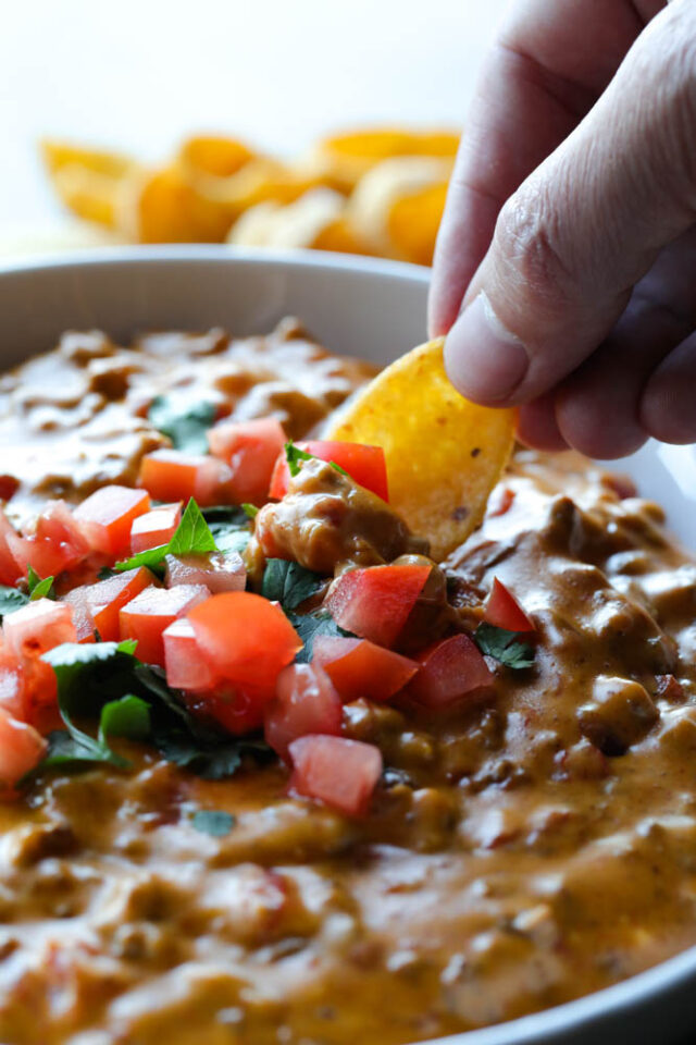 My Crock Pot Velveeta Rotel Dip