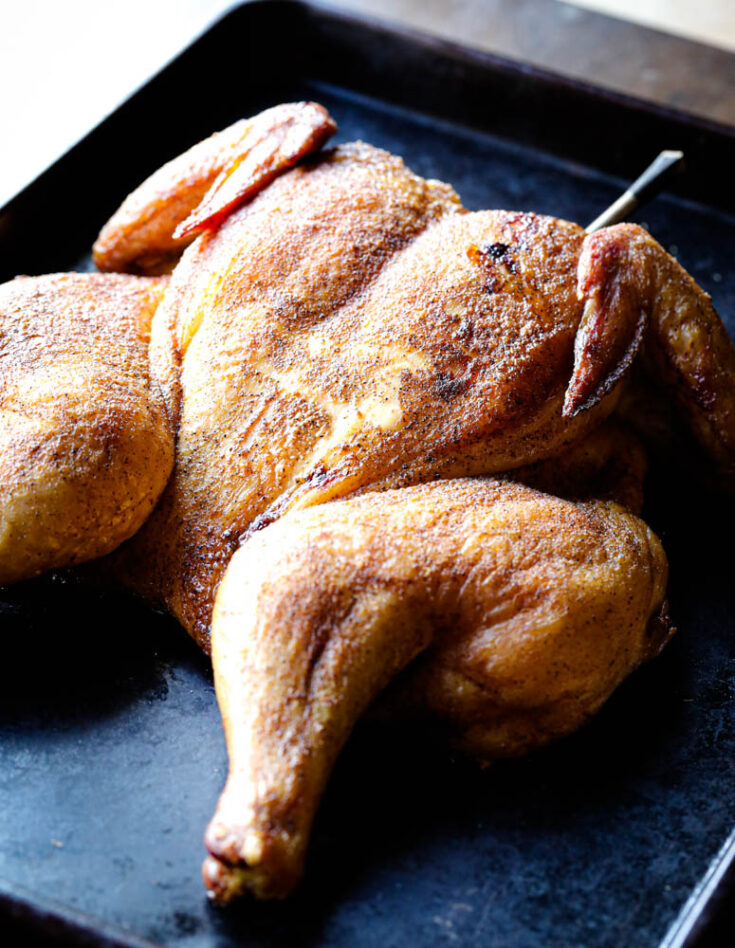 Smoked Spatchcock Chicken on the Traeger Grill