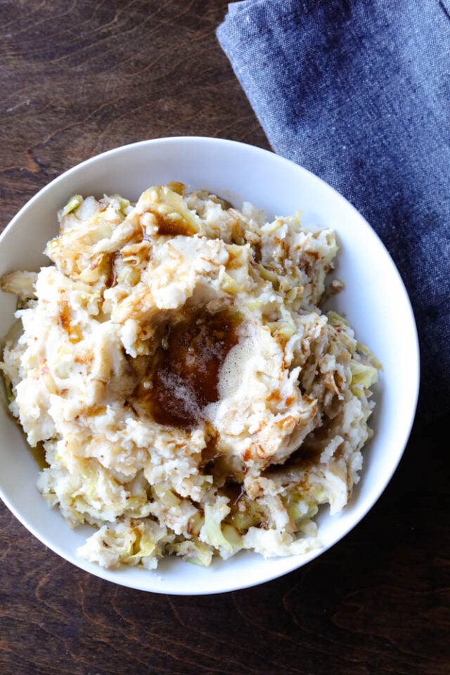 Brown Butter Colcannon with Irish Whiskey - Daily Appetite