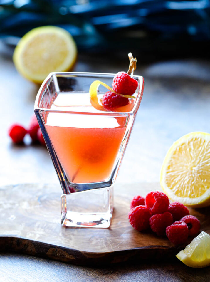 Raspberry Lemon Drop Cocktail